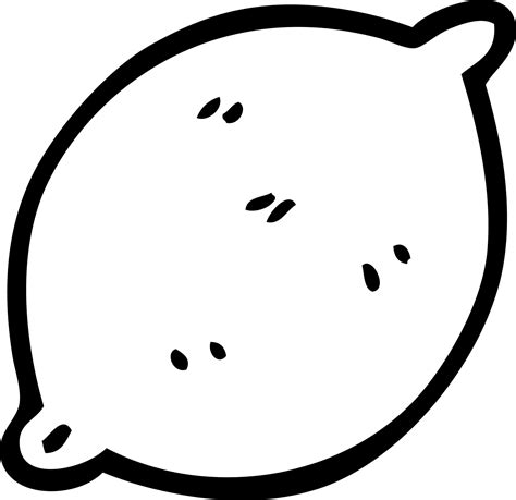Dibujo Lineal De Dibujos Animados De Fruta De Lima 12182986 Vector En
