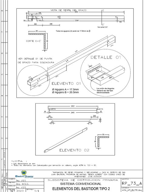Elementos Del Bastidor Tipo 2 Sistema Convencional Pdf