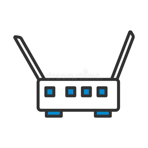 Wi Fi Router Icon Stock Illustration Illustration Of Access 254548802