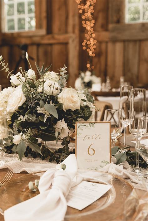 Fancy Table Numbers