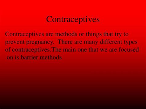 Ppt Contraceptives Barrier Methods Powerpoint Presentation Free