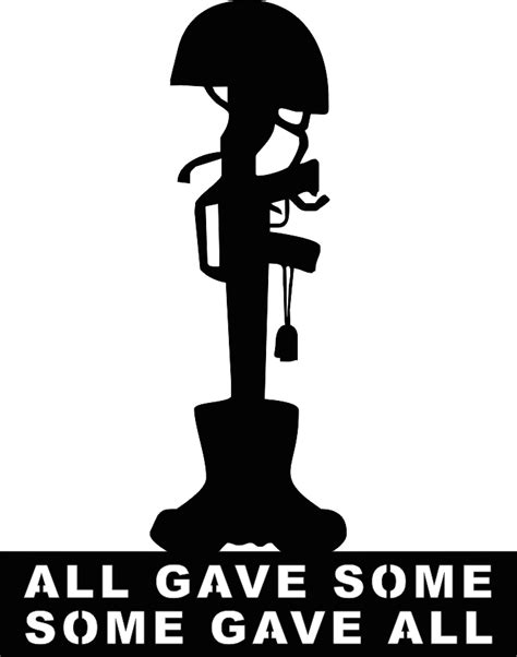 Fallen Soldier Memorial Silhouette At Getdrawings Free Download