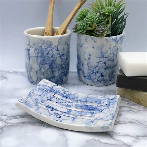 Soap Dish Tray Ceramic Soap Dish Soap Holder Eco Friendly Bathroom