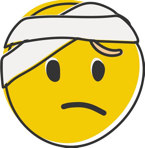 Bandage Head Emoji At Daryl Pulver Blog