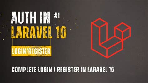 Create Login Register In Laravel Auth System In Laravel Youtube