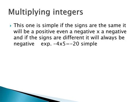 PPT Integers PowerPoint Presentation Free Download ID 6247906