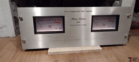 1x Phase Linear 400 Power Amplifier 400 Rms Watts Total 200 Watts Per