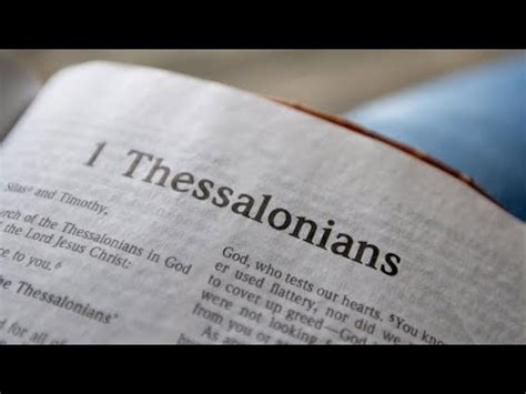The Book Of 1st Thessalonians Chapter 1 KJV YouTube