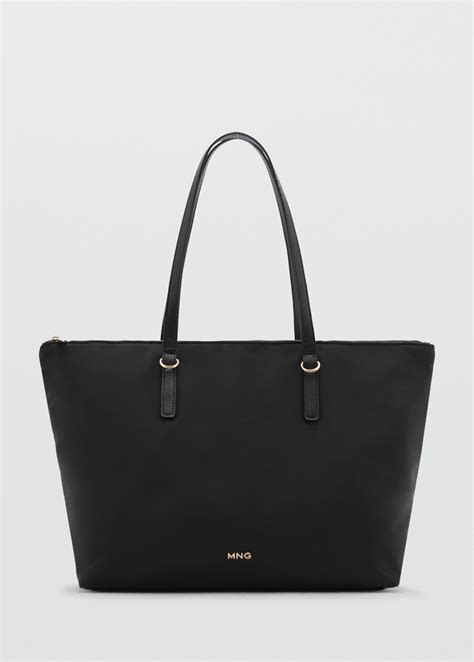 Nylon Shopper Bag Women Mango United Kingdom