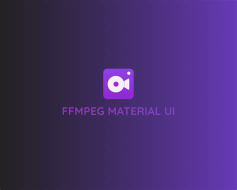 🚀excited To Announce My Latest Project Ffmpeg Material Ui 🚀excited To Announce My Latest Project Ffmpeg Material Ui