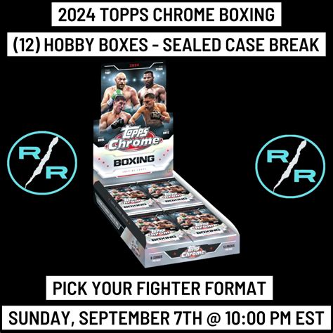 Lindolfo Delgado 2024 Topps Chrome Boxing 12 Hobby Box 1 Case Break