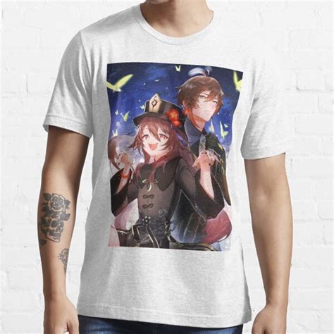 Zhongli And Hu Tao Genshin Impact T Shirt For Sale By Chaminho