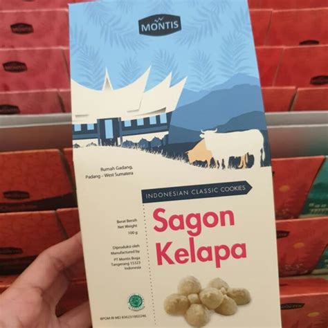 Jual Sagon Kelapa Montis Kue Kering Sagu Kelapa Cookies Shopee