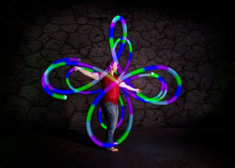 Spinballs Glow0 Led Poi Set — Usb Rechargeable Fun In Motion Fun