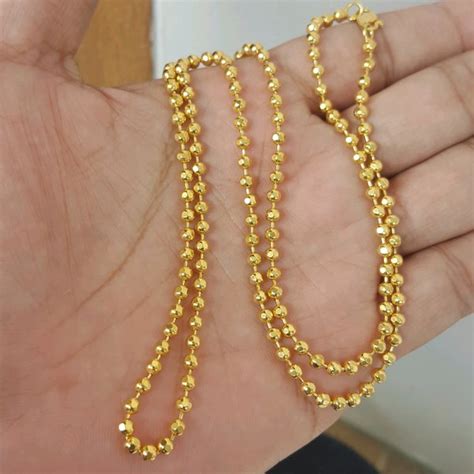 Jual Kalung Biji Lada Lapis Emas Kuning 24k Di Lapak Rizki Ramadhani