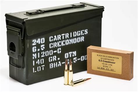 Black Hills Ammunition 65 Creedmoor 140 Gr Open Tip Match Otm 240rd