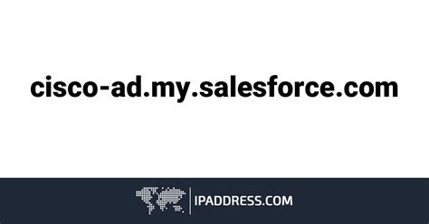 Cisco Login Salesforce