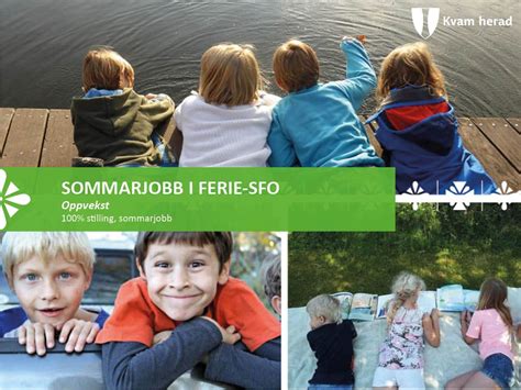 Sommarjobb I Ferie Sfo☀️💦 Har Du Lyst På Ein Aktiv Sommarjobb Saman Med Barn Kvam🤸‍♂️🤸 🟢 Kvam