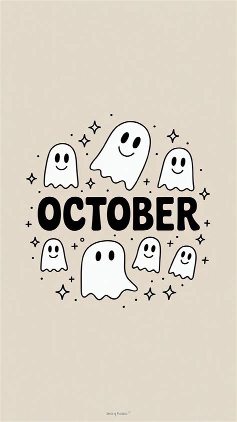 Cute And Spooky October Phone Wallpapers