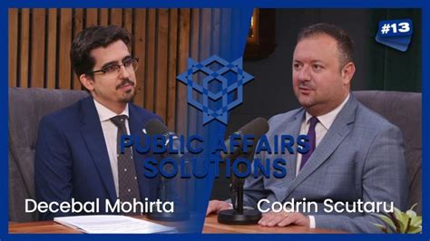 Codrin Scutaru Pe Linkedin Codrin Scutaru Drumul Catre Public Affairs Decebal Mohirta La