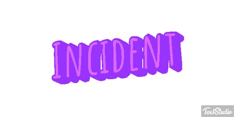 Incident Word Animated  Logo Designs