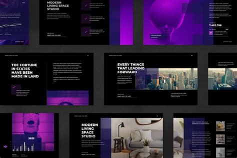 Aura Animated Powerpoint Template Incl Animated Slides And Animated Business Envato