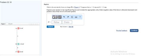 solved what is the net electric force on charge b in figure