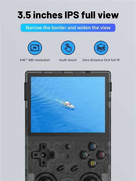New ANBERNIC RG V Portable Game Console Android GB EMMC GB Linux TF Card IPS Screen