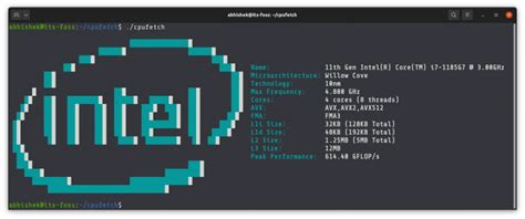 Show Cpu Details Beautifully In Linux Terminal With Cpufetch