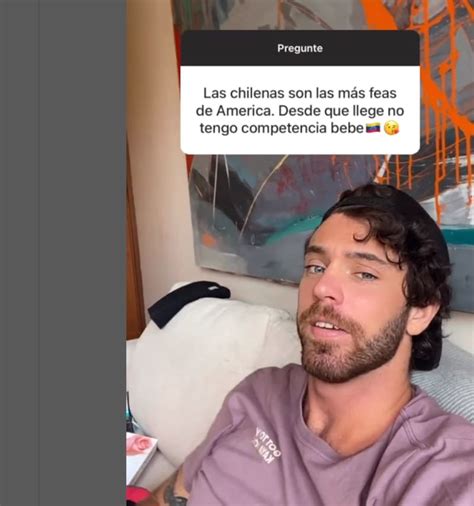 Lucas Crespo Sacó Aplausos Con Respuesta A Venezolana Que Criticó Belleza De Las Chilenas