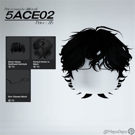 R Mep Hair Combo Black Hair Roblox Roblox Guy Roblox Roblox