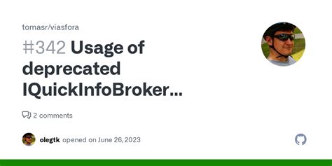 usage of deprecated iquickinfobroker causes vs hangs · issue 342