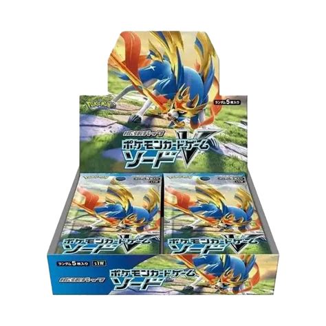 포켓몬 Tcg 소드 And 실드 확장팩 소드 박스 일어판 Pokemon Tcg Kream