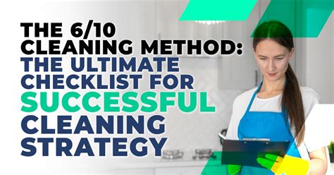 The 610 Cleaning List The Ultimate Checklist For A Successful