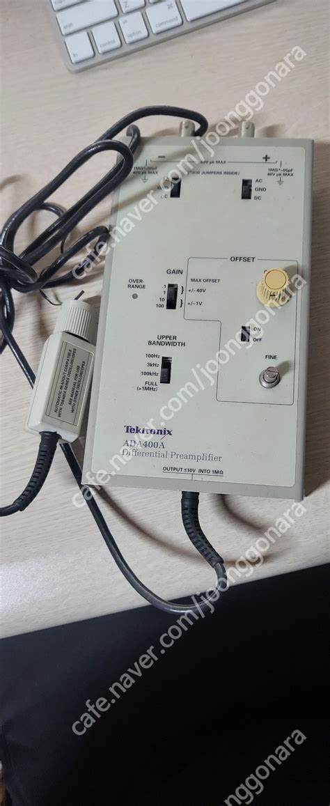소리전자 Tektronix Ada400a Differential Preamplifier Prove 판매합니다
