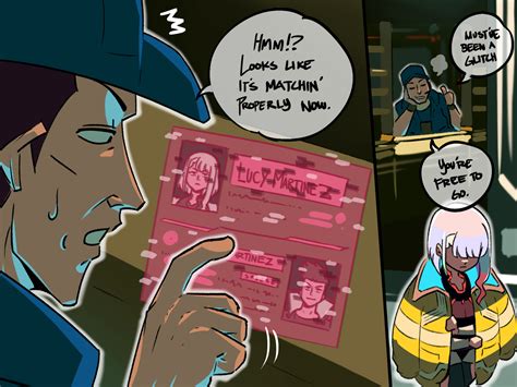 Lucy And David Martinez Cyberpunk And More Drawn By Tina Fate Danbooru