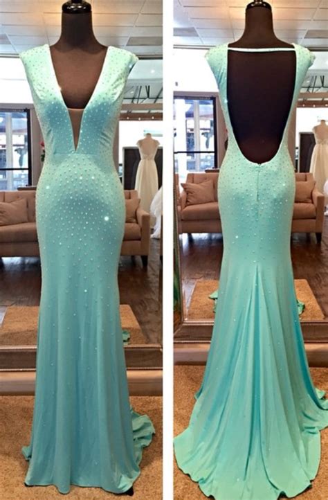 Mint Green Prom Dressesevening Dresses Fashion Prom Gownselegant