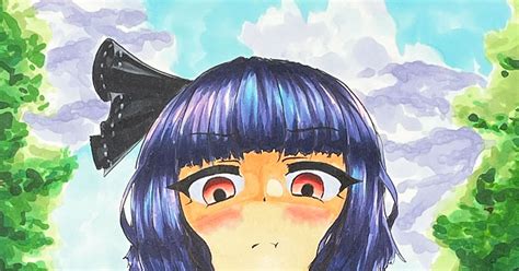 アナログ 【手描イラスト】幽玄の剣聖 魂魄妖夢【誰もいないからって•••】 つるぎや夏空キリンのイラスト Pixiv