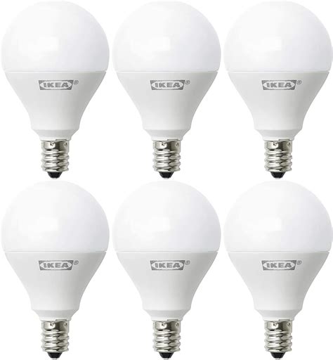 Ikea E12 400 Lumen Led Light Bulb 5 Watt Pack Of 2 Home And Kitchen