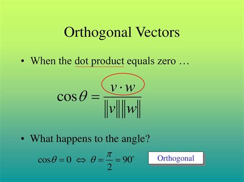 Vectors And Angles Lesson 103b Ppt Download