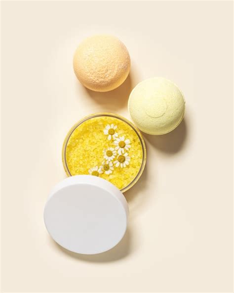 Premium Photo Bath Bomb Bath Salt Sea With Herbal Extract Of
