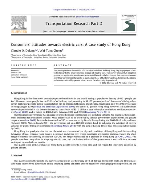 Consumers Attitude Towards Electric Cars Pdf