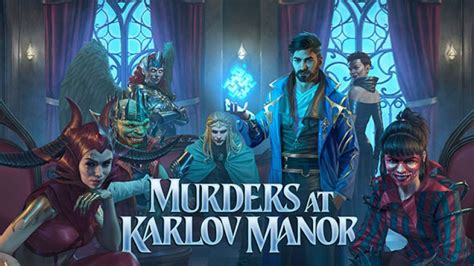 New Magic The Gathering Arena Set Announced Murders At Karlov Manor”