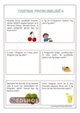 Tartma Problemleri Eduhol Etkinlik İndir Oyun Oyna Test Çöz Video İzle