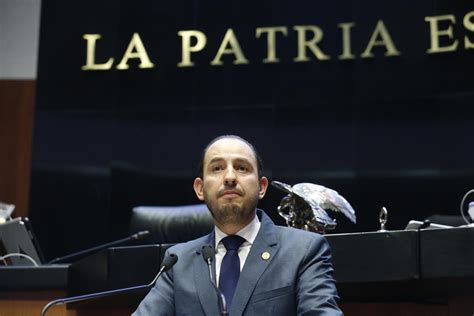 Senador Marko Cortés Mendoza Desde Su Escaño Al Solicitar Que Se