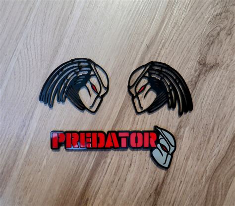 Predator Car Badge Set Your Custom Badge