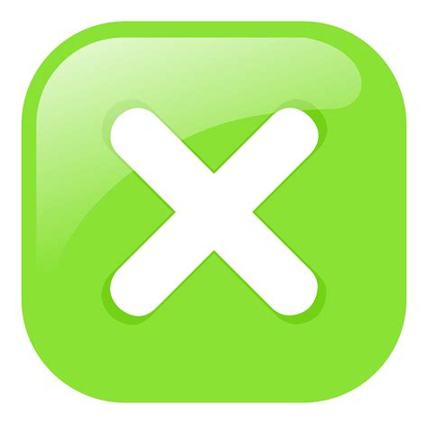 Clipart Green Square Submit Icon