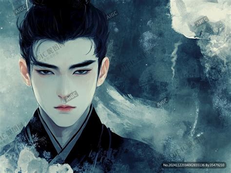 Ai创作图手绘古风小哥哥 古风男人 陈无择画像 古风少年插画 古风男孩人物 手绘小生插画 卫玠插画 手绘古风男 古典美男古装美男 古代美男