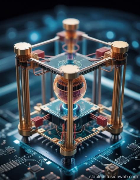 Quantum Computing Symbol The Table Prompts Stable Diffusion Online