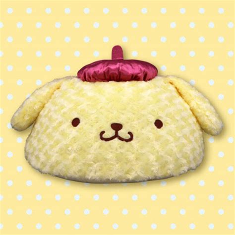 Pompompurin “sanrio” Face Cushion Plush Video Game Heaven
